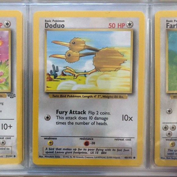 Games | 199s Rare Vintage Doduo Pokmon Card 48102 | Poshmark